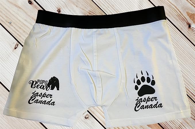 (5 PACK)-Sublimation boxers white 95% polyester 5% spandex soft cotton ...