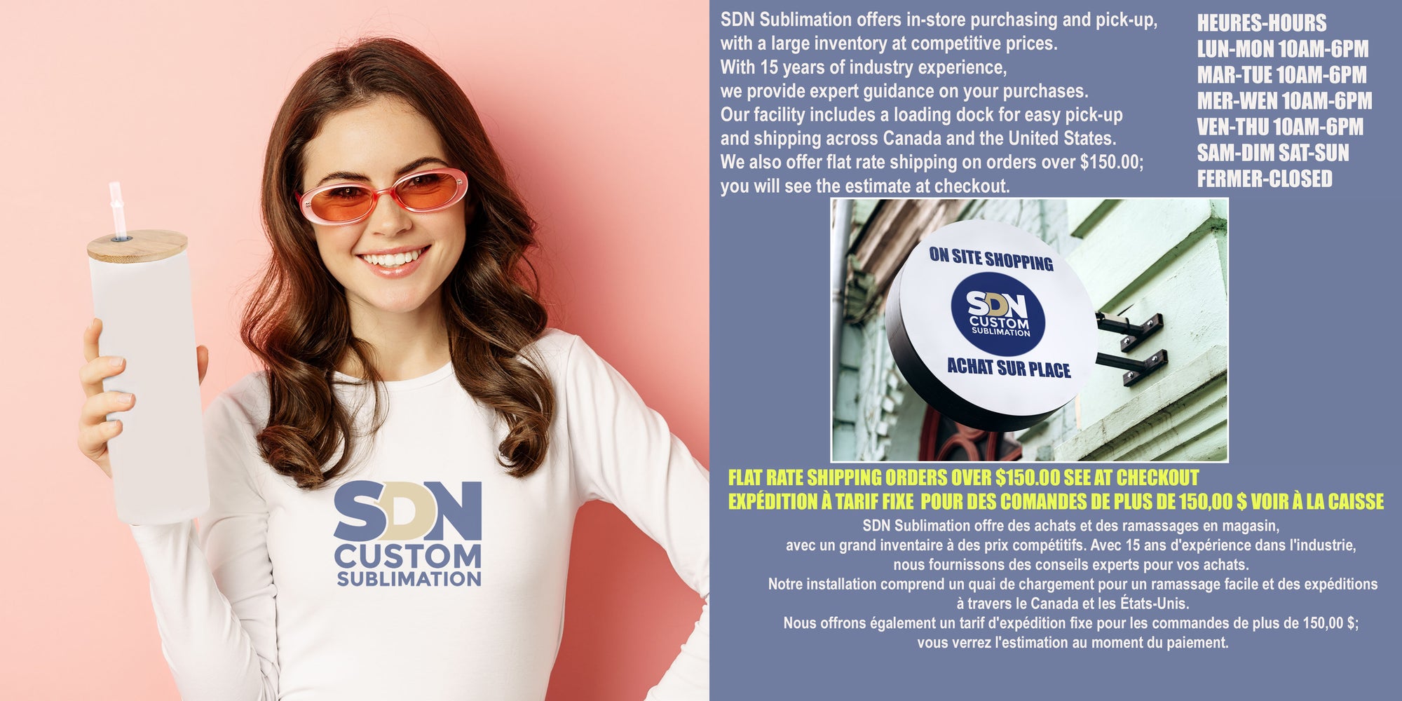 SDN Sublimation blank supplier in Canada – SDN SUBLIMATION