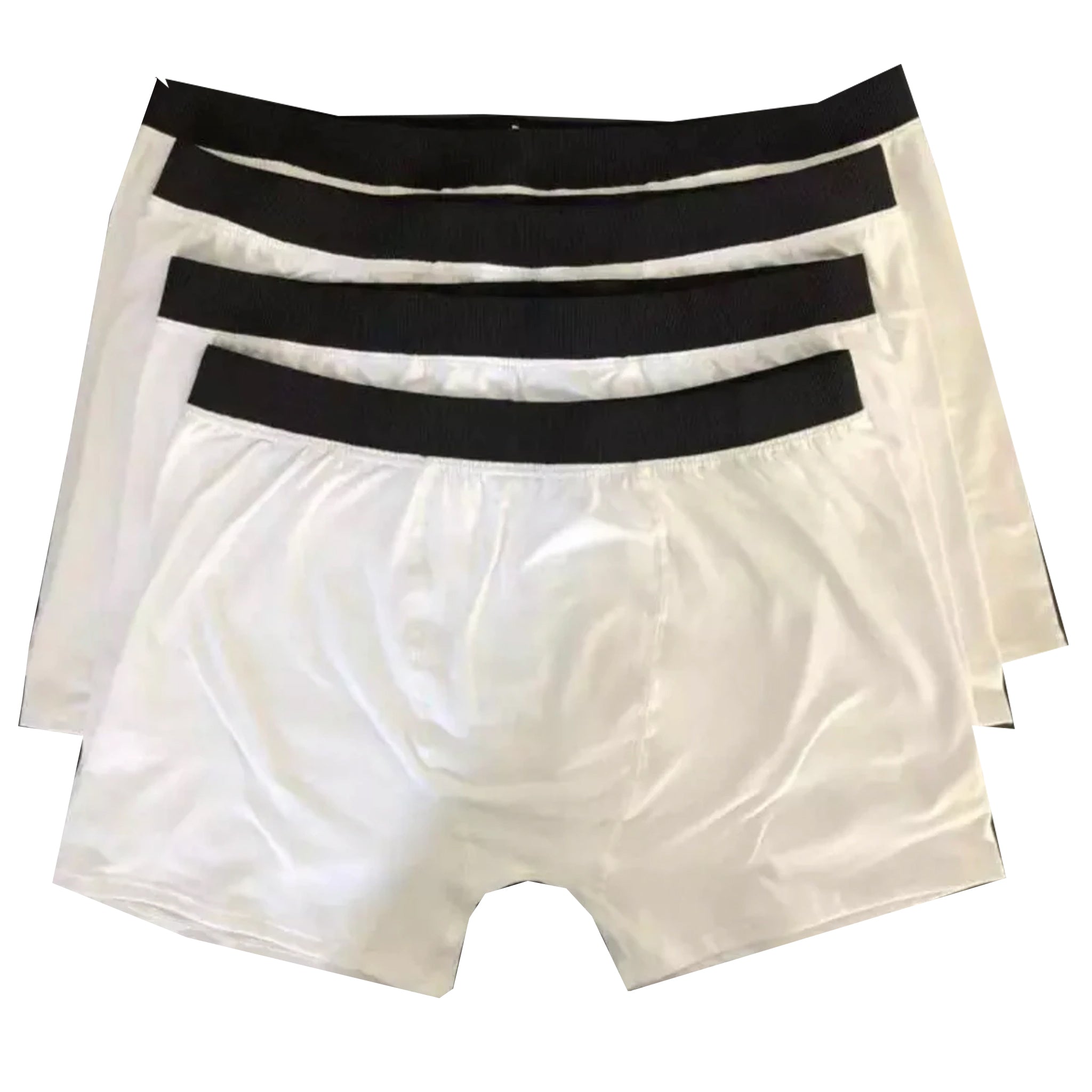 (5 PACK)-Sublimation boxers white 95% polyester 5% spandex soft cotton ...